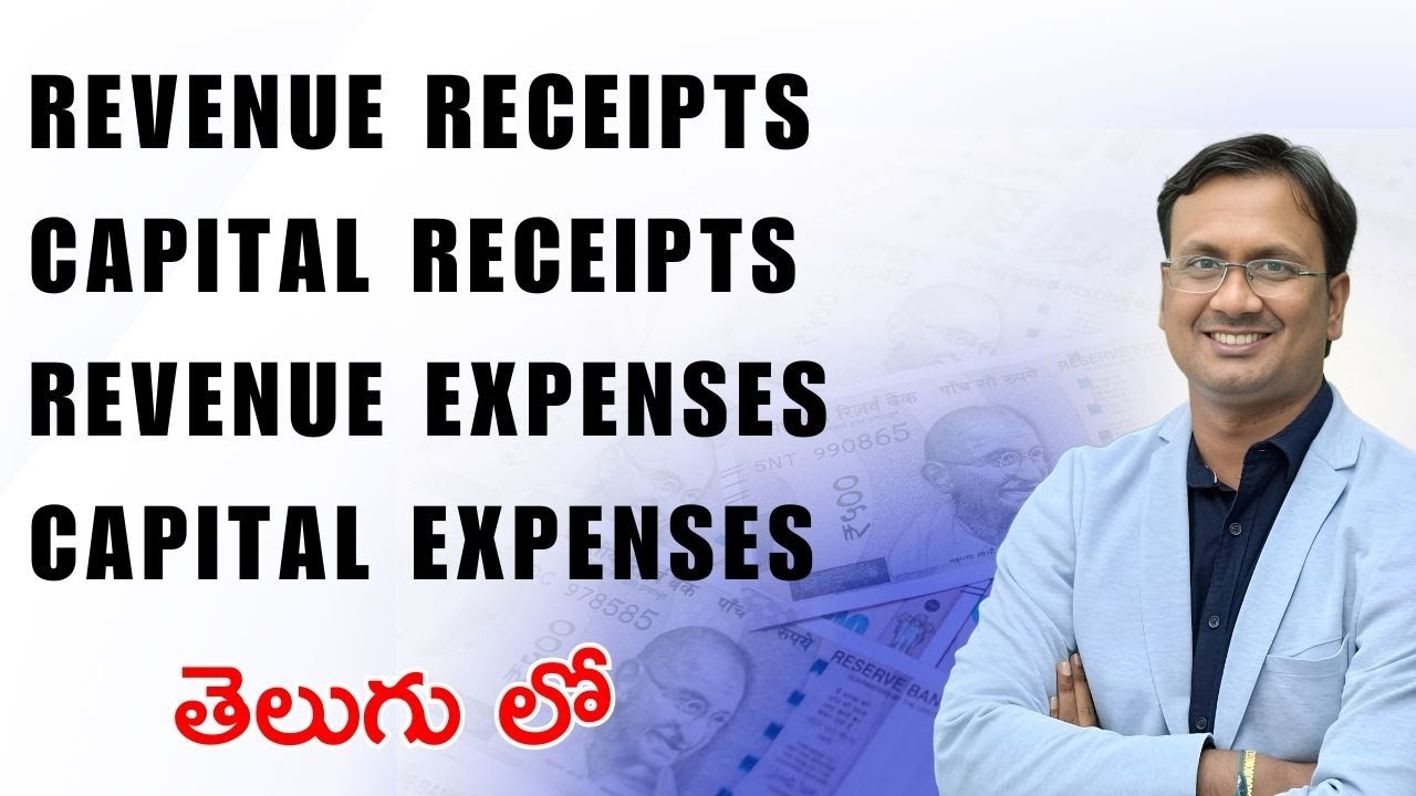 Explained by Suresh Sir | Revenue Receipts | Capital Receipts | Revenue ...
