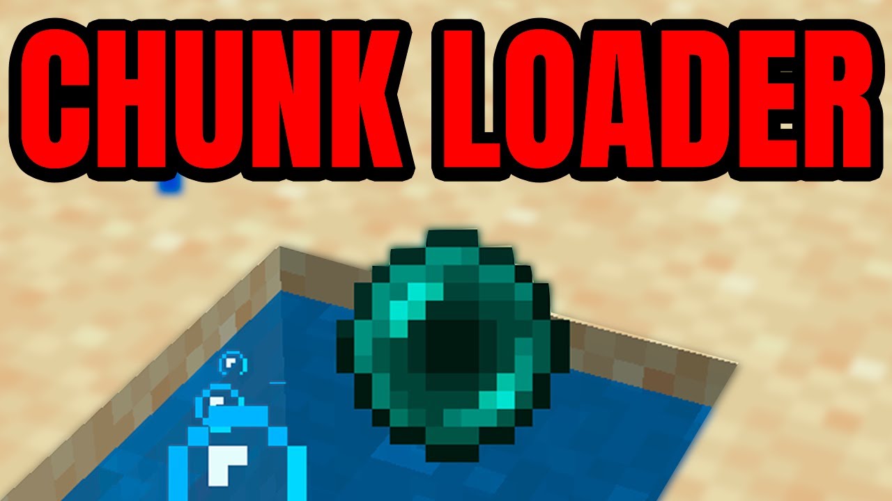How to Make a CHUNK LOADER in Minecraft ⚡ Works 24/7 - YouTube