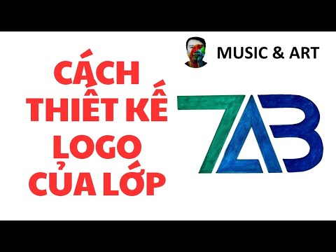 Cách thiết kế logo của lớp - 7A3 - YouTube