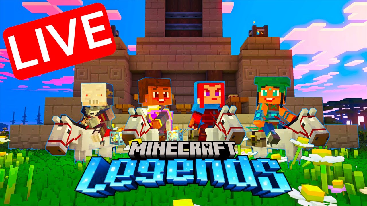 Minecraft Legends LIVE! Multiplayer with Viewers! - YouTube