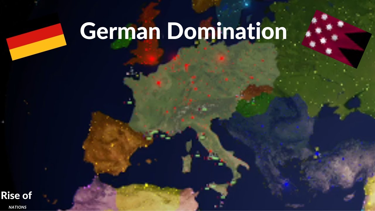 German Domination (Frankish Empire) Rise of nations - YouTube