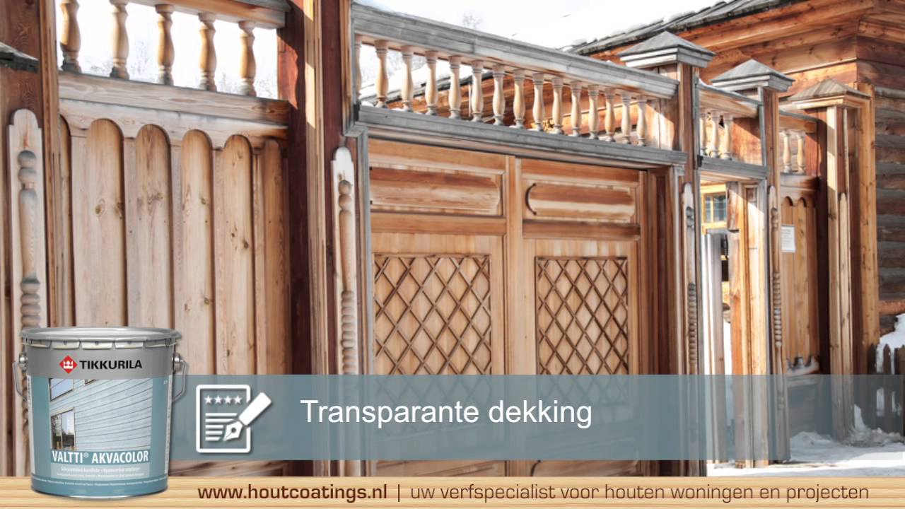 Tikkurila Valtti Akvacolor - Houtverf - YouTube