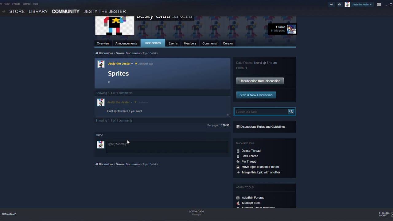 Steam Group announcement! - YouTube