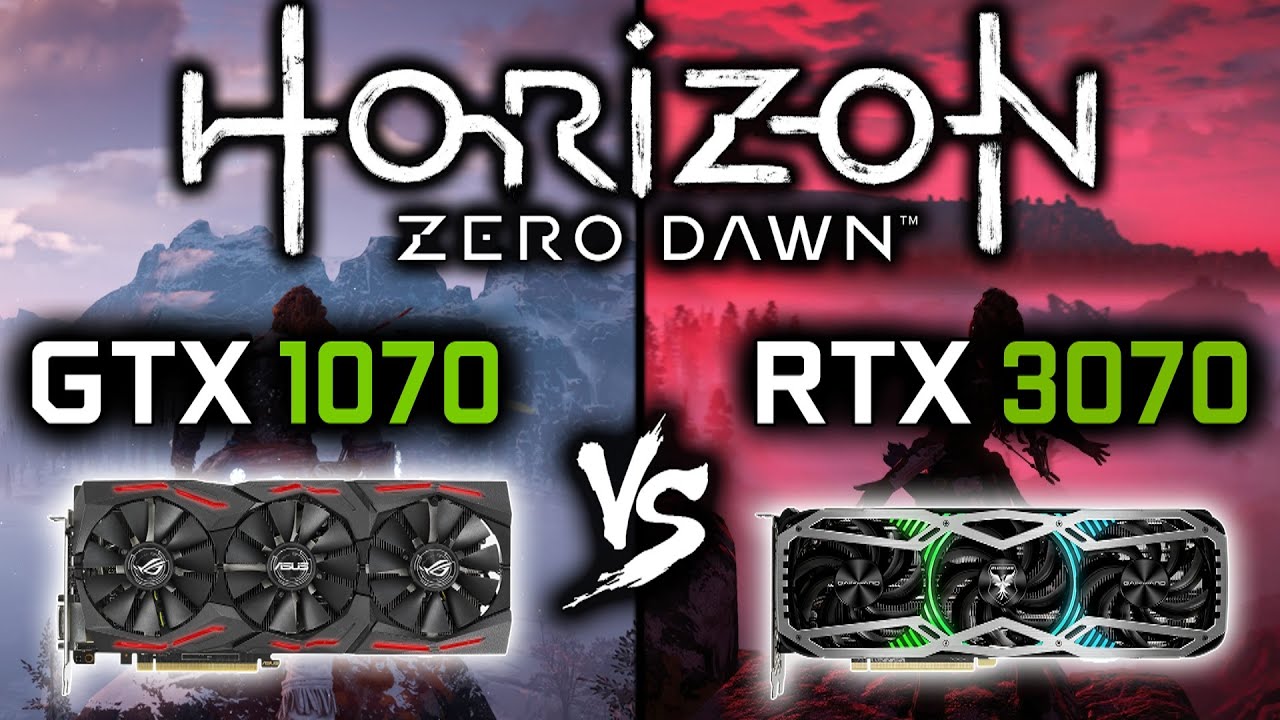 GTX 1070 vs RTX 3070 in Horizon Zero Dawn | HZD - GTX 1070 vs RTX 3070 - YouTube