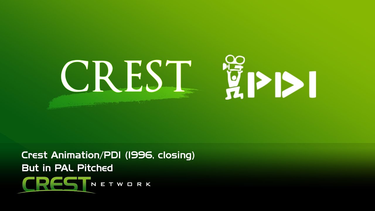 Crest Animation/PDI (1996, closing) But in PAL Pitched - YouTube