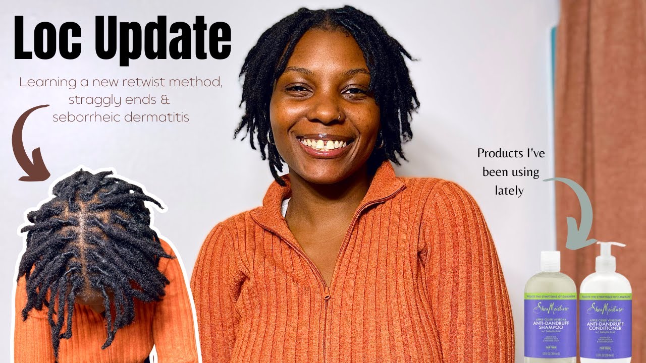 Loc Update | Learning How to Palm Roll, Straggly Loc Ends & Seborrheic ...