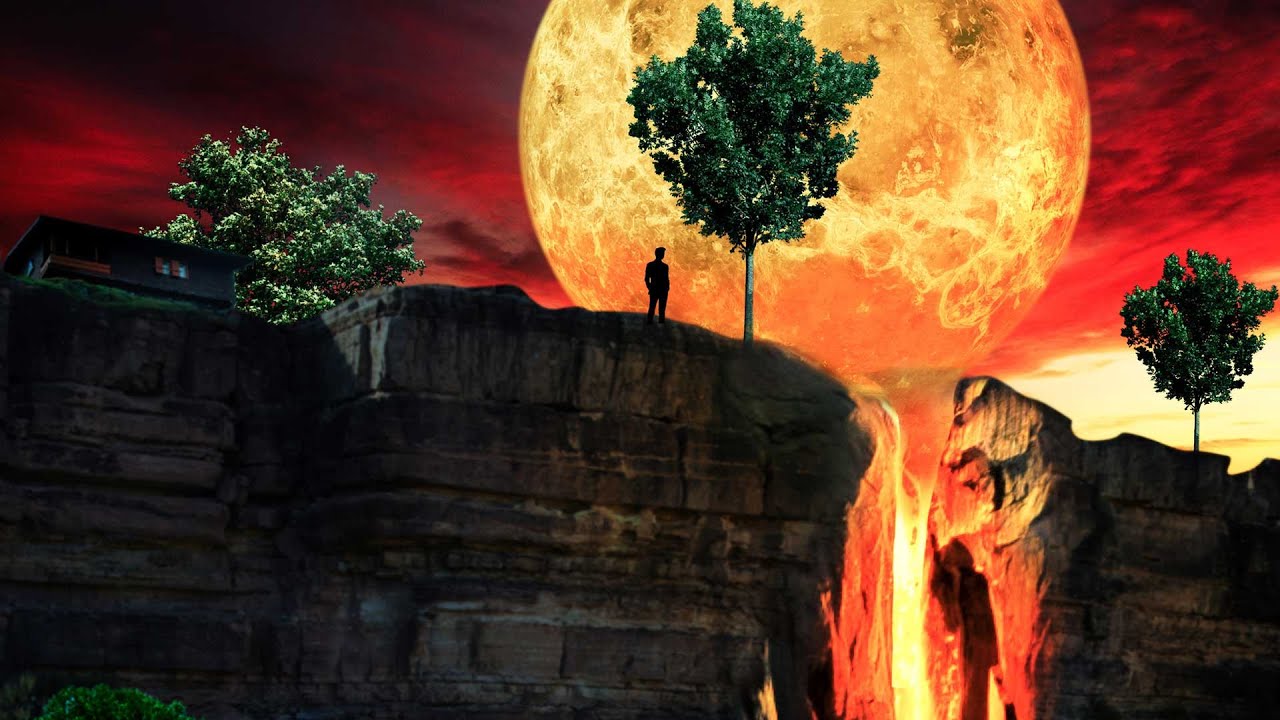 Surreal Moon PhotoManipulation Composite - YouTube