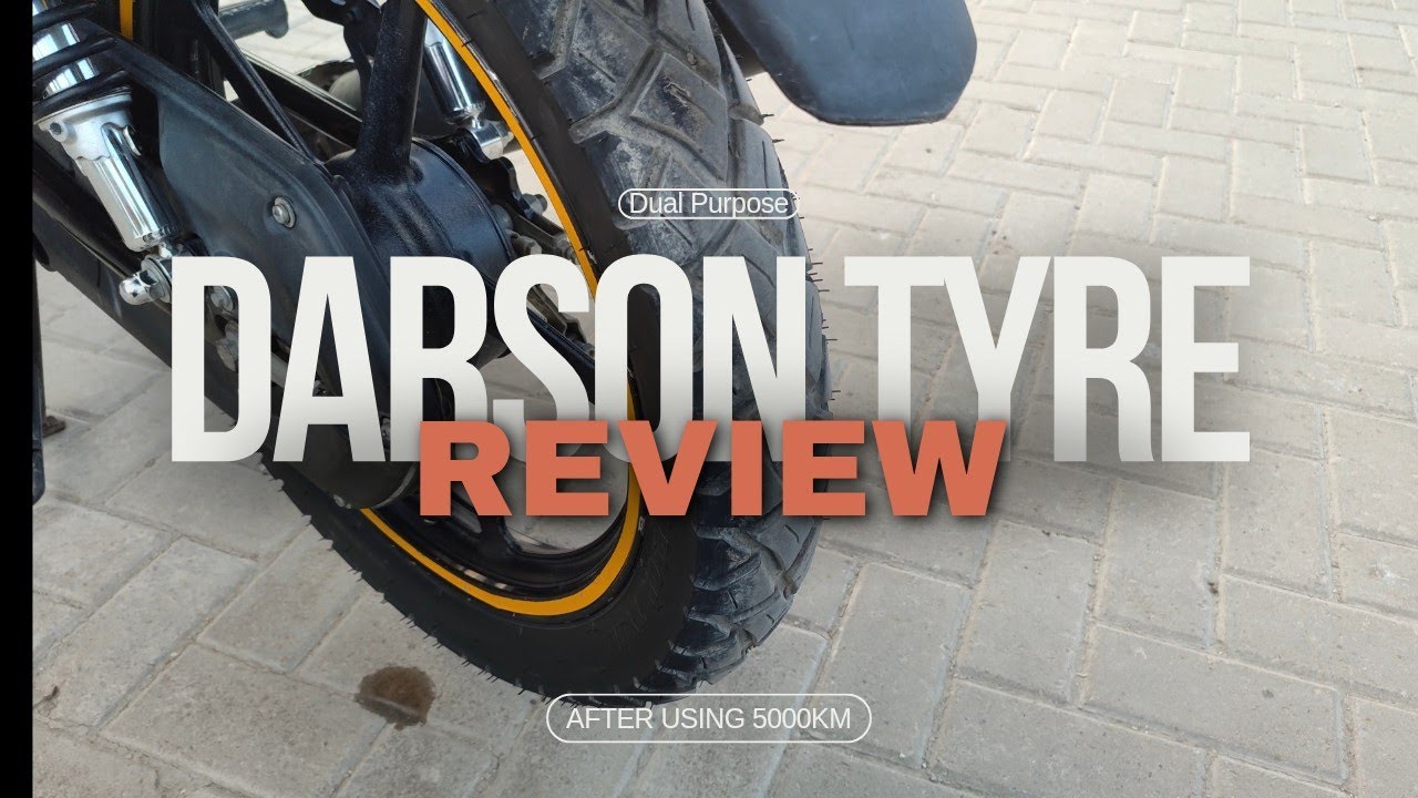 MY EXPERIENCE WITH DARSON HULK TUBLESS TYRE 100/90-18 AFTER USING 5000KMS - YouTube