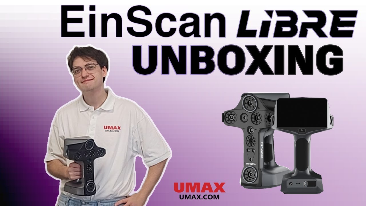 EinScan Libre Wireless 3D Scanner Unboxing: Full Details Inside - YouTube