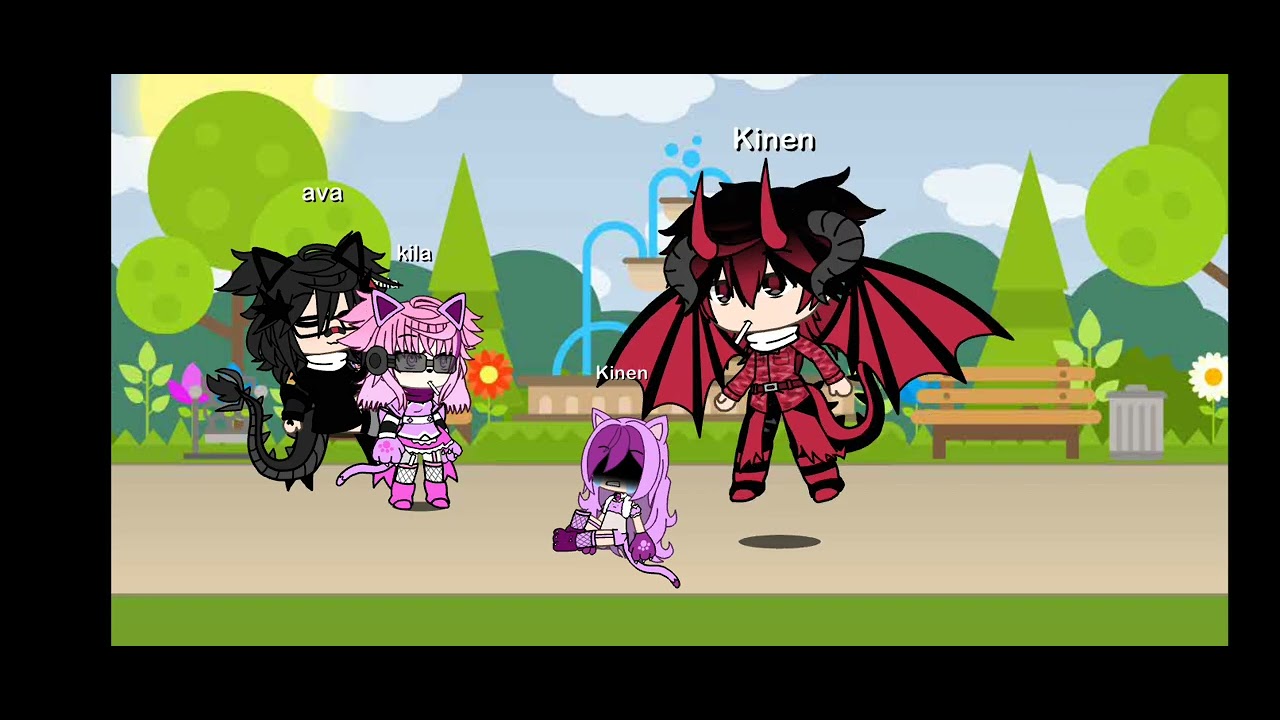uwu cat try to stole my little sister? #gacha #gachalife #stolemy baby ...