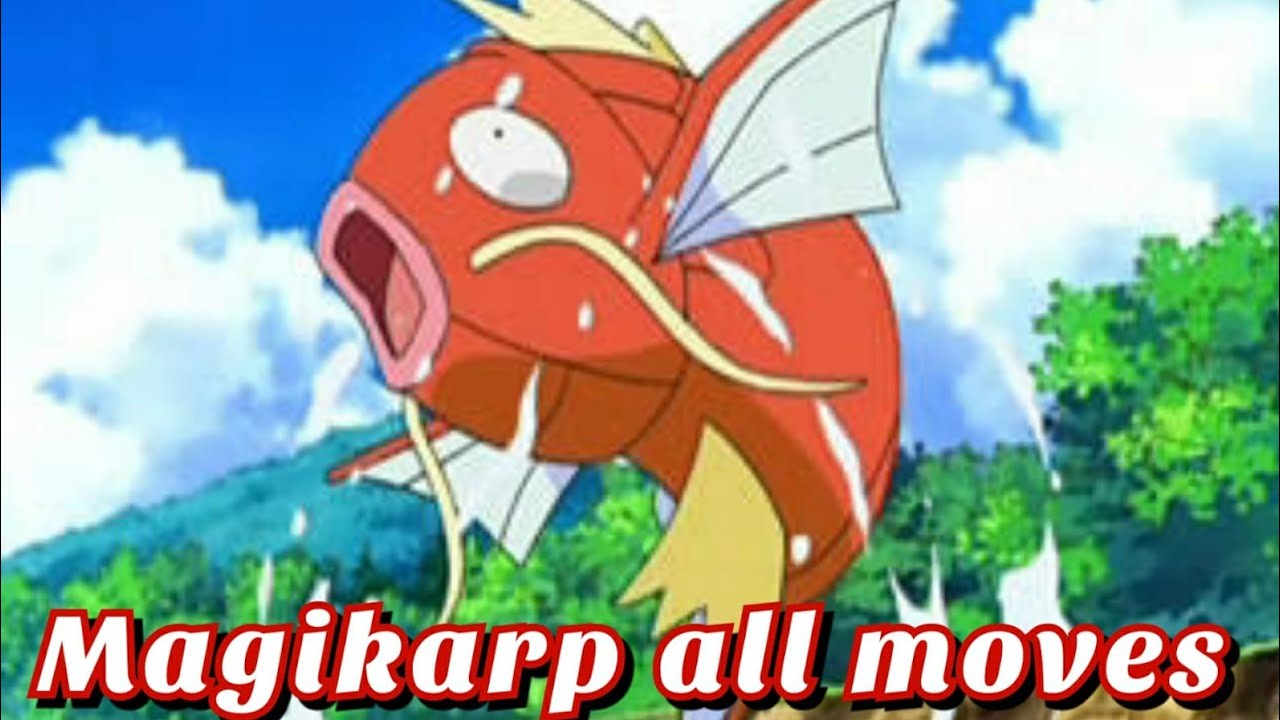 magikarp all attacks & moves (Pokemon)@TSCRChannel - YouTube