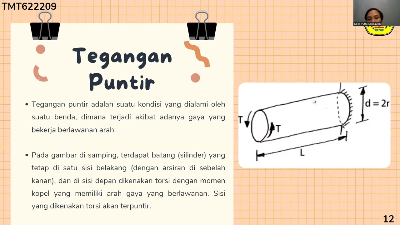 Tegangan Puntir - YouTube