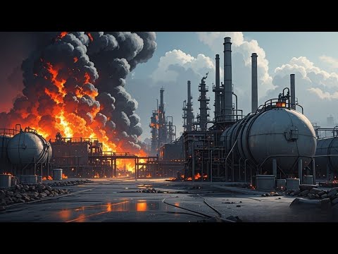 13 minutes ago! US F-16 fighter jets destroy Russia's largest oil ...