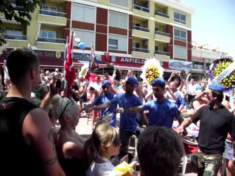 12th july ibrox bar marmaris 2011 part1 - YouTube