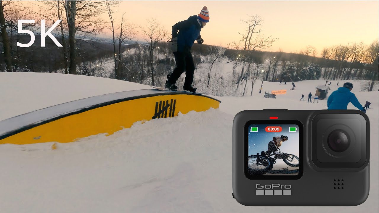 Gopro Hero 10 Snowboarding 5k - YouTube