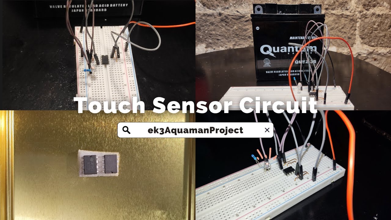 Project: On-Off Touch Sensor Switch Circuit - YouTube