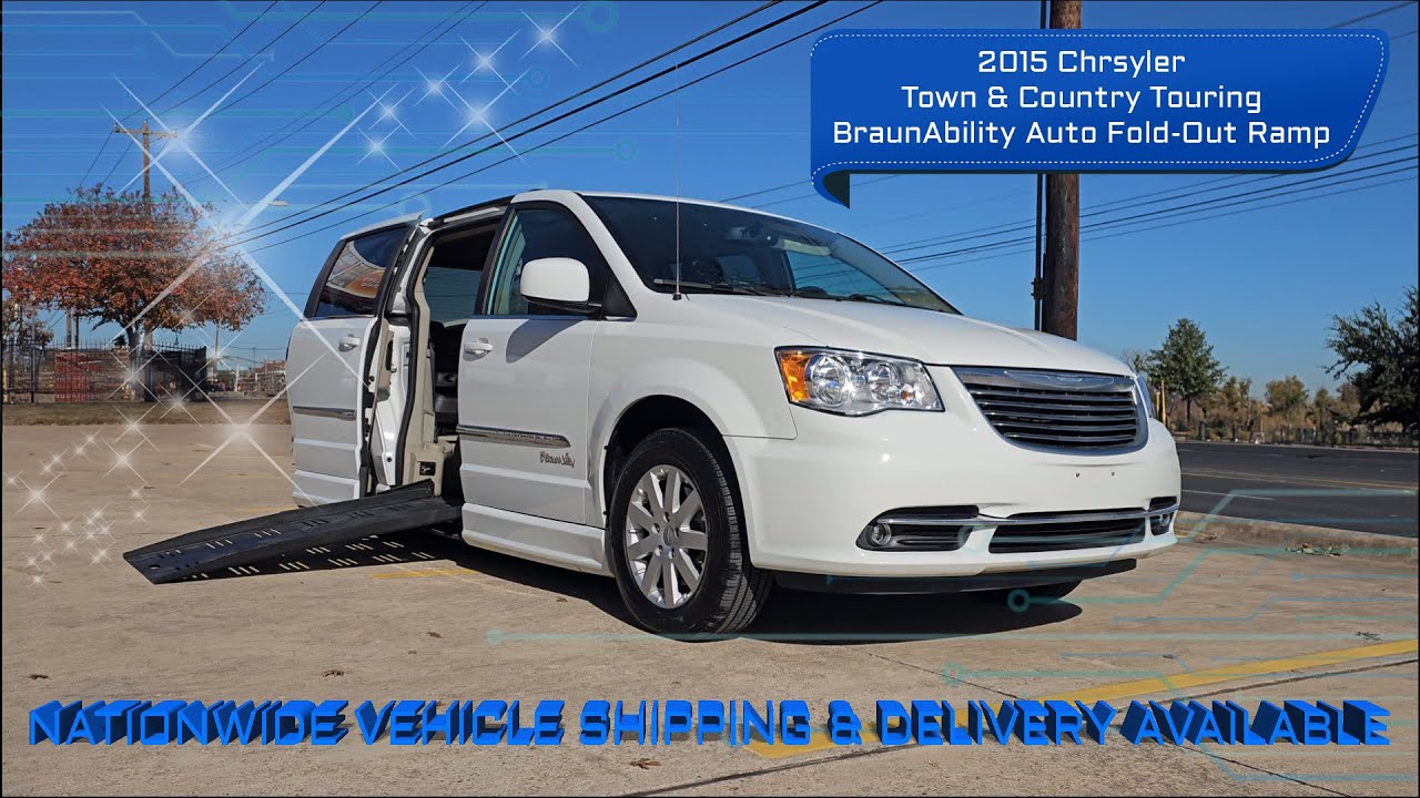 WHEELCHAIR CONVERSION VAN:2015 Chrysler Town & Country Touring ...