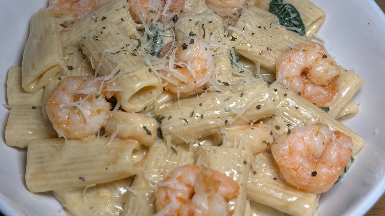 How To Make Creamy Shrimp Alfredo Pasta | With affordable TEMU products ...