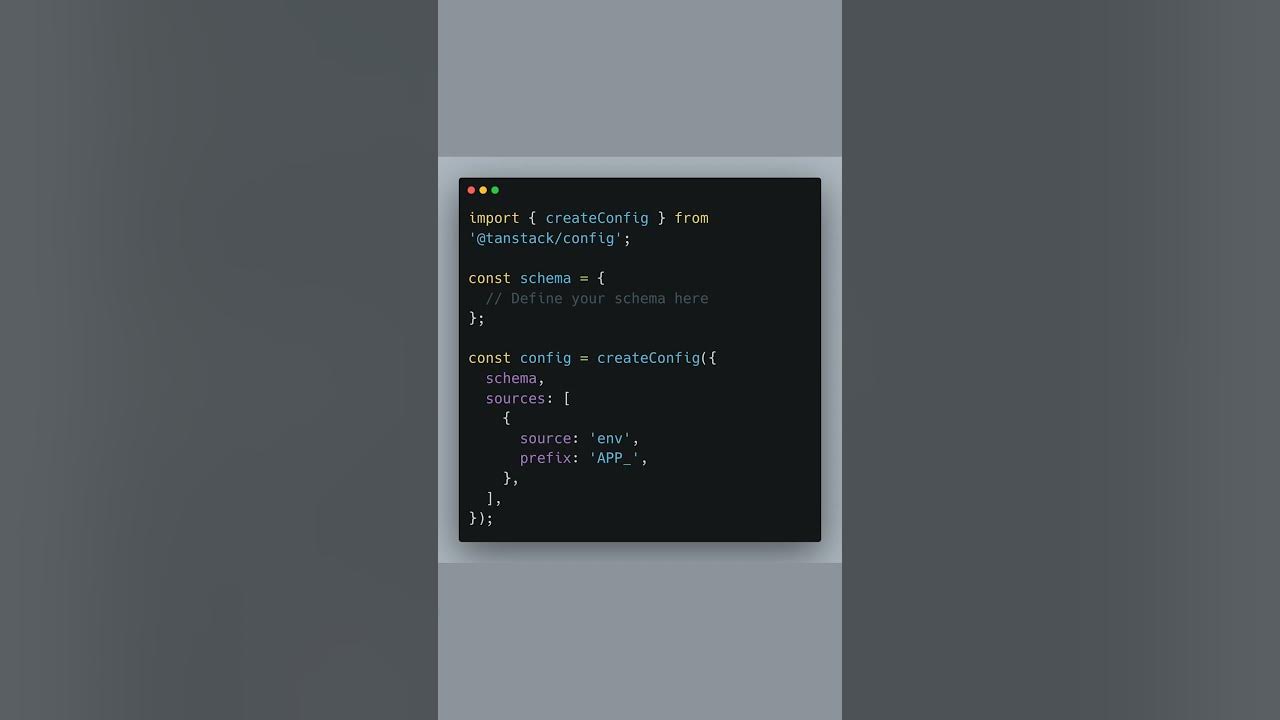 Simplify Your JS Projects with TanStack Config #JavaScript - YouTube
