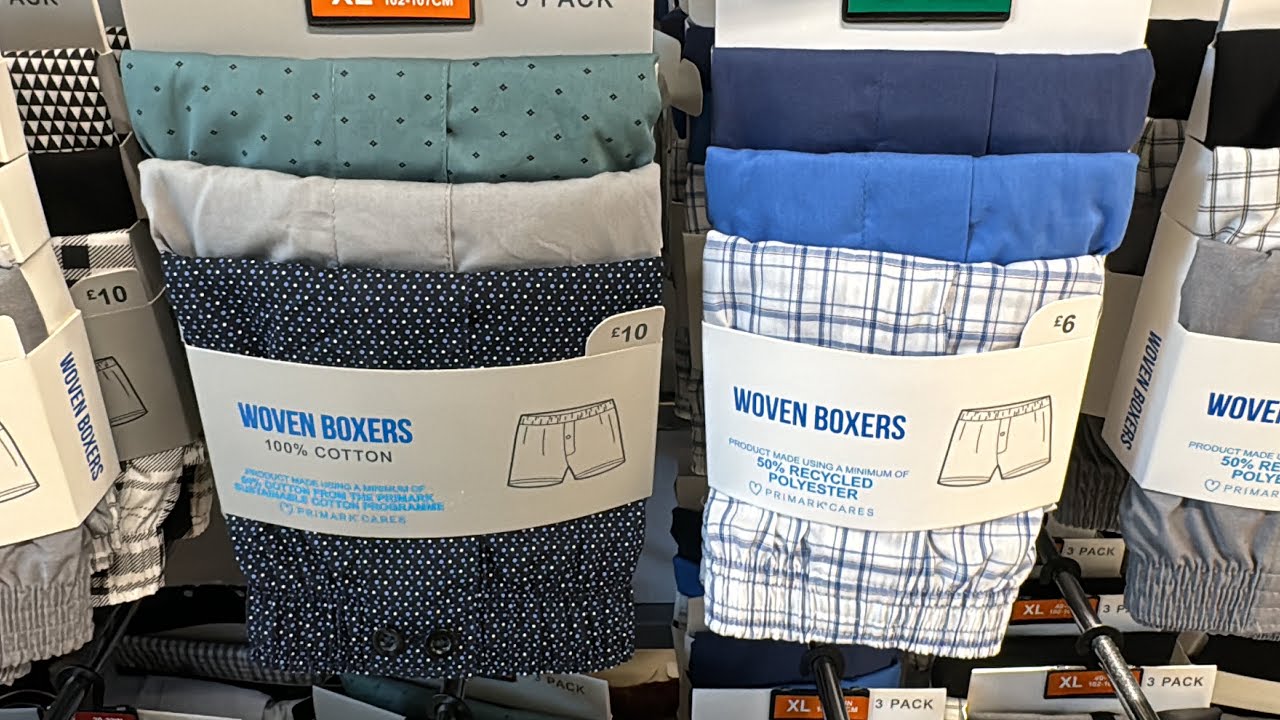 Primark Men's Boxers and Briefs New Collection / July 2024 - YouTube