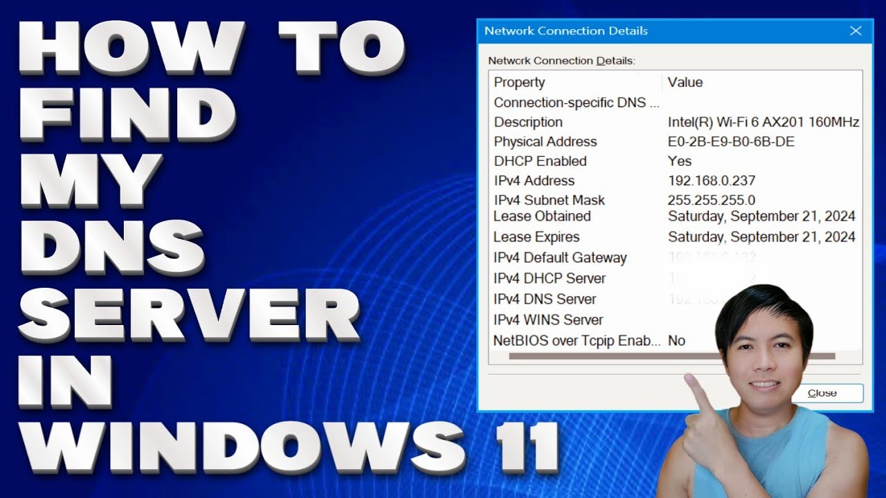 How To Find My DNS Server in Windows 10/11 Computer [Guide] - YouTube