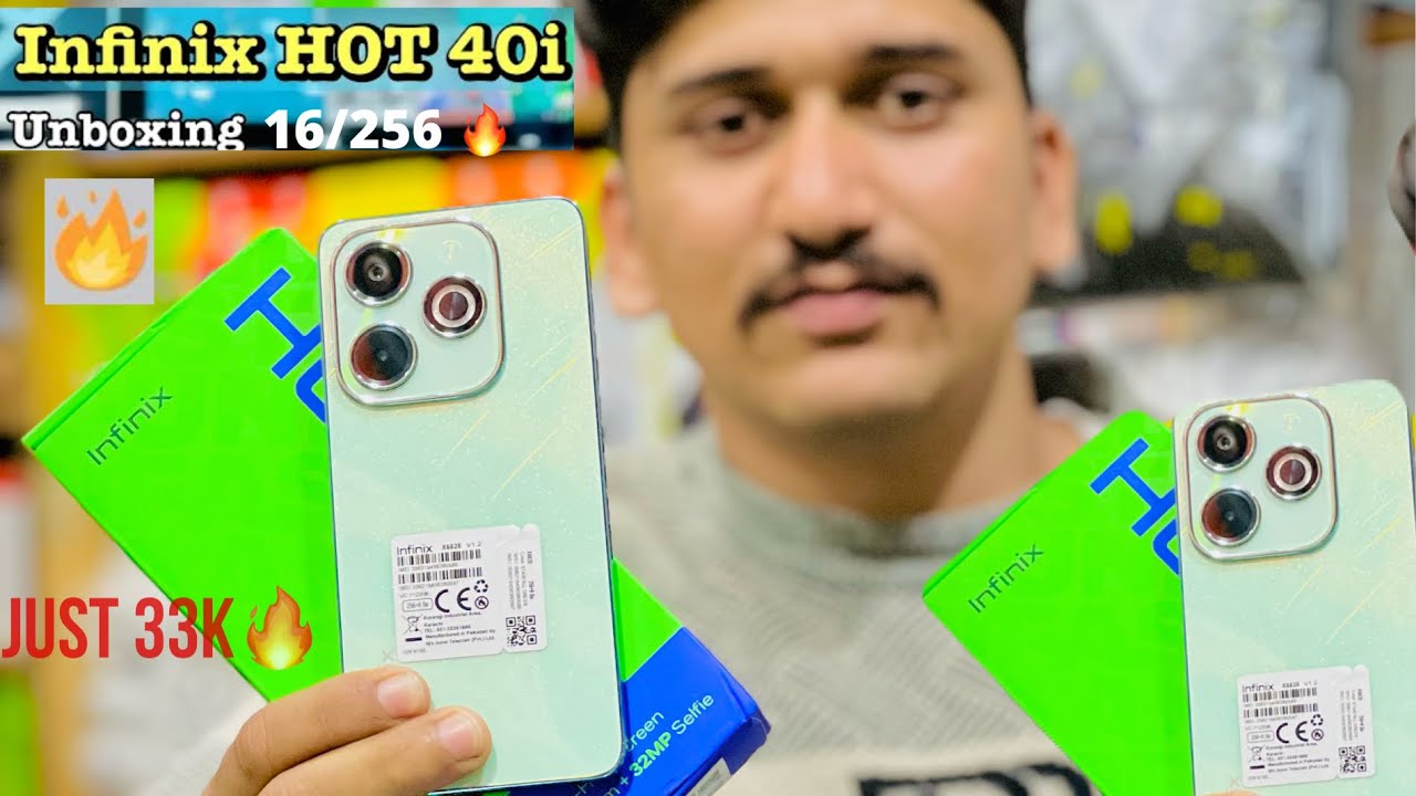 Infinx hot 40i unboxing ! Hot 40 pro review price - YouTube
