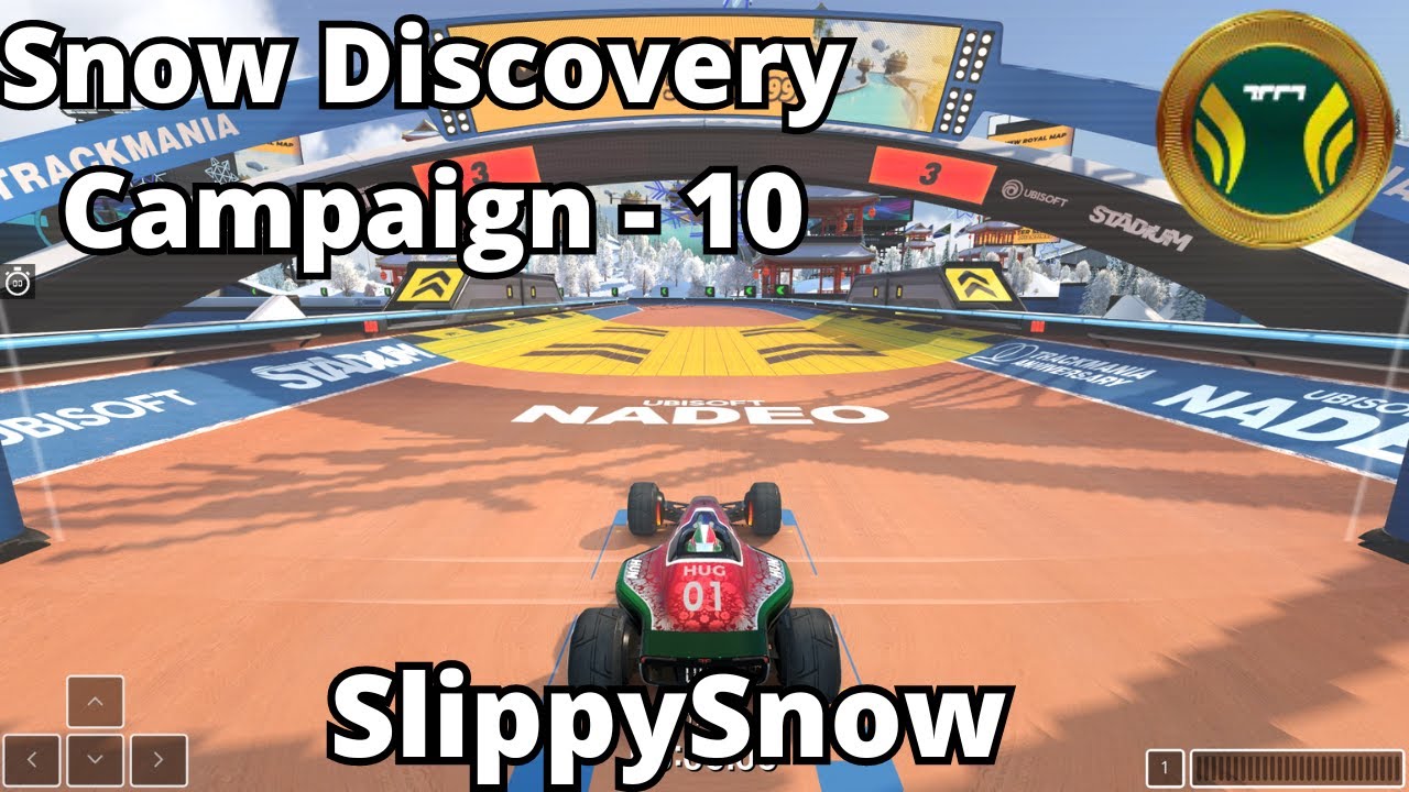 Trackmania - Snow Discovery Campaign - 10 - SlippySnow - YouTube
