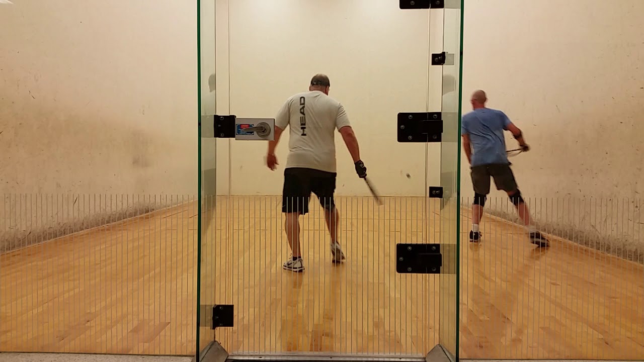 David vs John Racquetball - YouTube