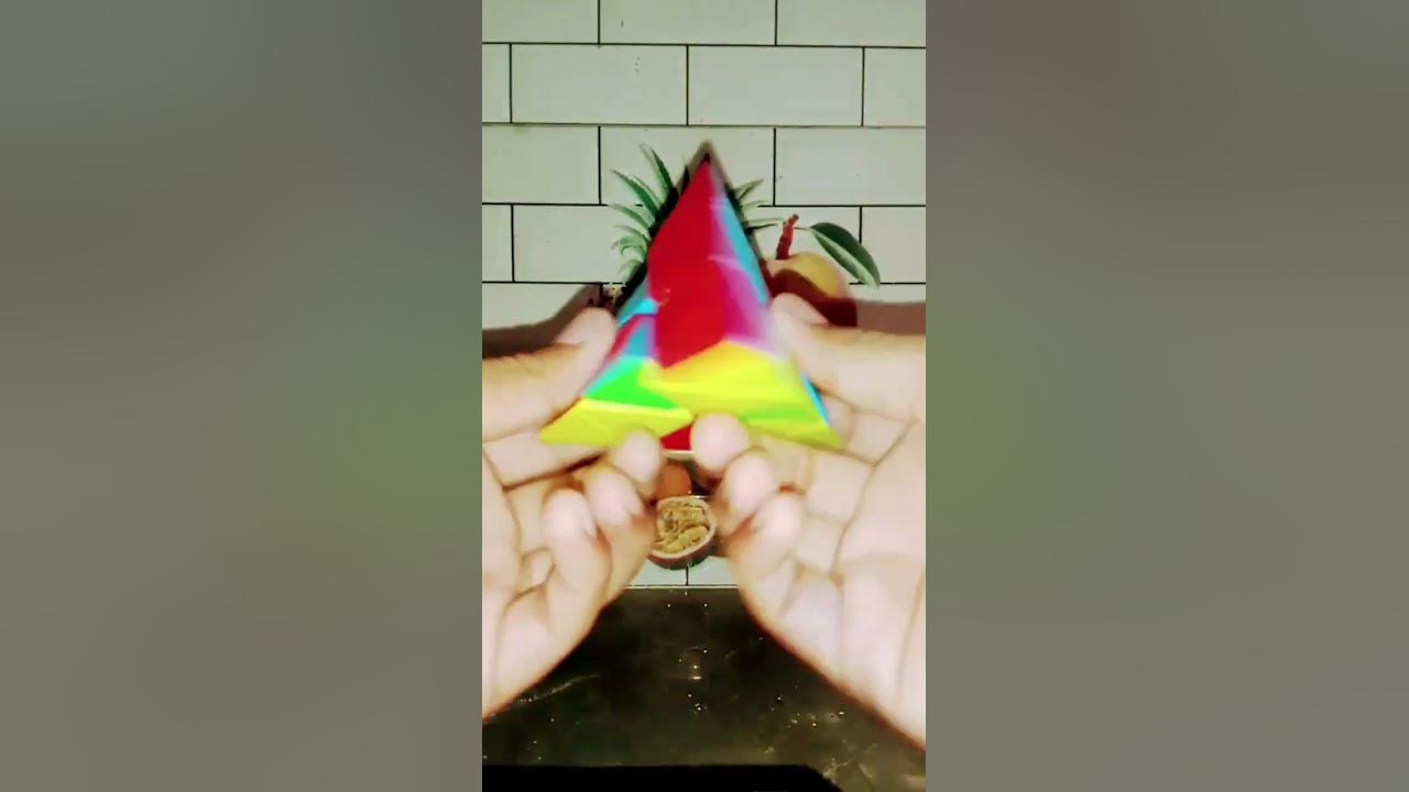 #arshdeep_cuber#pyraminx cube cool pattern easy trick#Please🙏subscribe ...