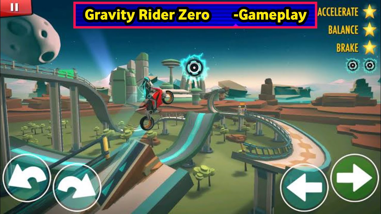 Gameplay- Gravity Rider Zero | android & iOS || Y Abhinav - YouTube