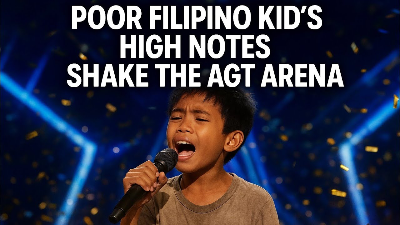 Poor Filipino Kid’s High Notes Shake the AGT Arena - YouTube