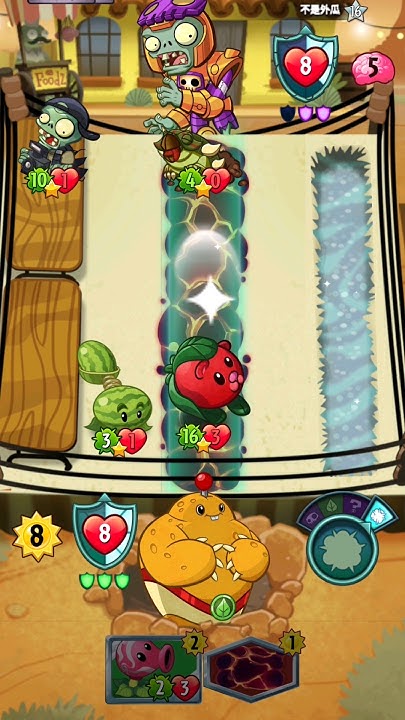 pvz heroes combo oso lava - YouTube