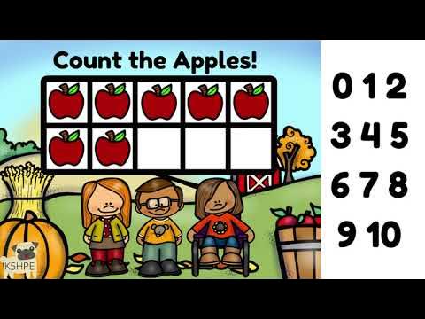 Count the Apples! Ten Frames, Counting Numbers 0-10, Apple Picking Farm ...