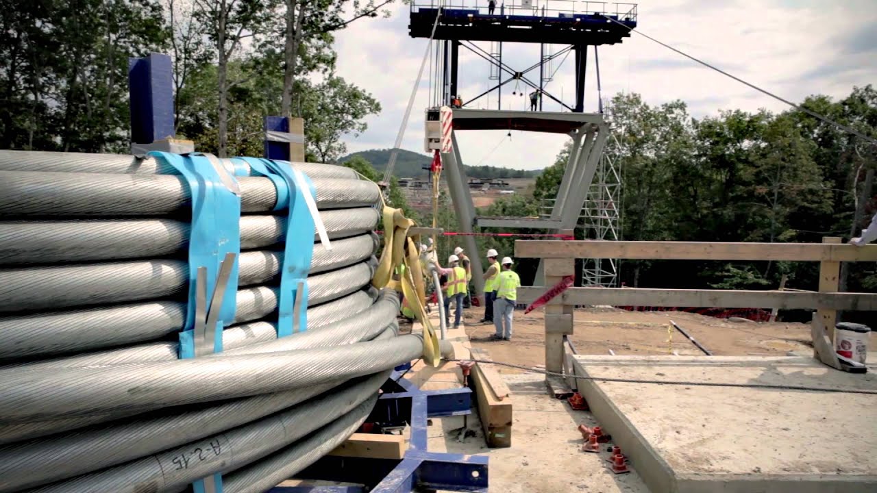 National Jamboree Construction Update | CONSOL Energy Bridge Cable Pull ...