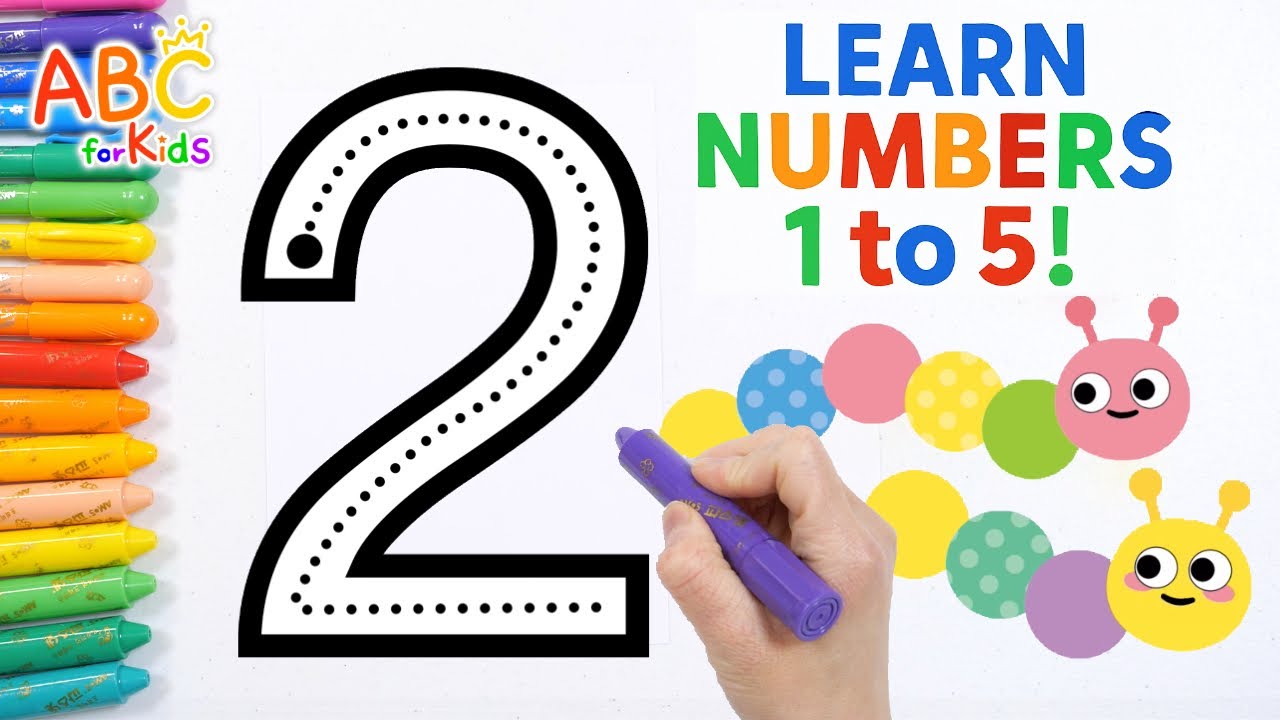Learn Numbers 1 to 5 for Kids | Fun Counting with Animals, Soccer Balls ...
