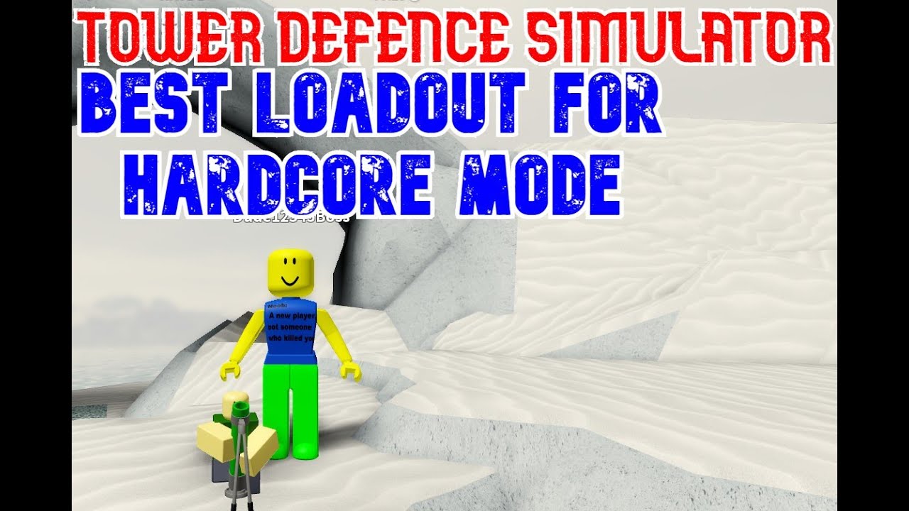 Tower Defence Simulator Best Hardcore Loadout - YouTube