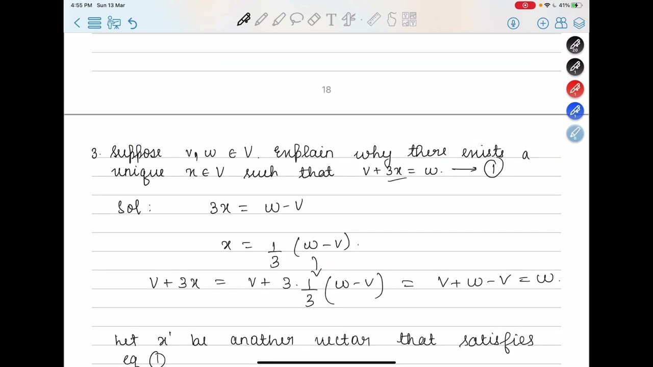 Linear Algebra Done Right | Exercise 1B - YouTube