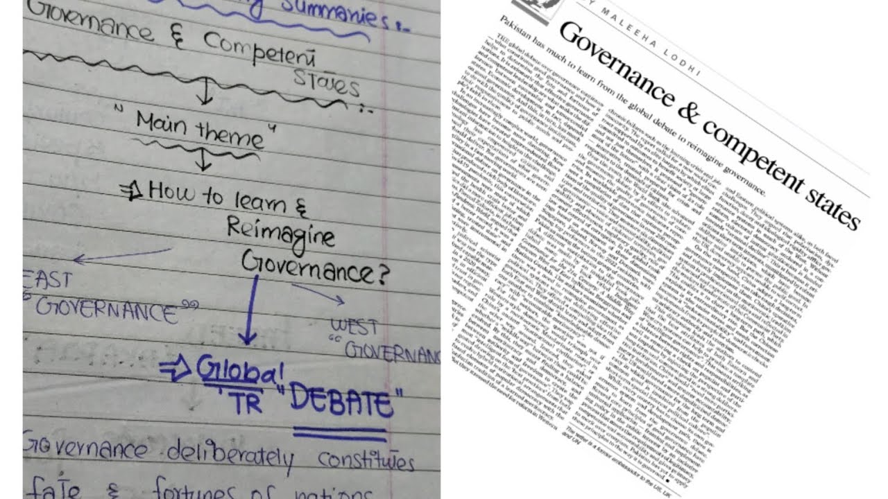 How to extract information and make notes from any article|| Today dawn ...