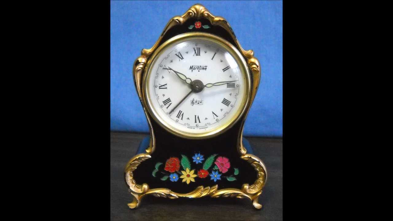 Vintage Musical German-Swiss Alarm Clock.wmv - YouTube