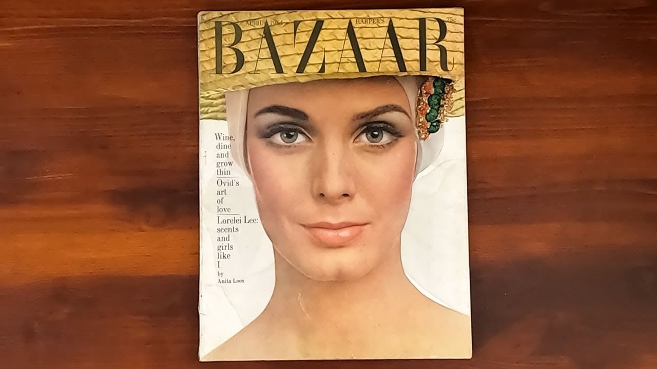 1964 April ASMR Magazine Flip Through: Harper's Bazaar w Sokolsky ...