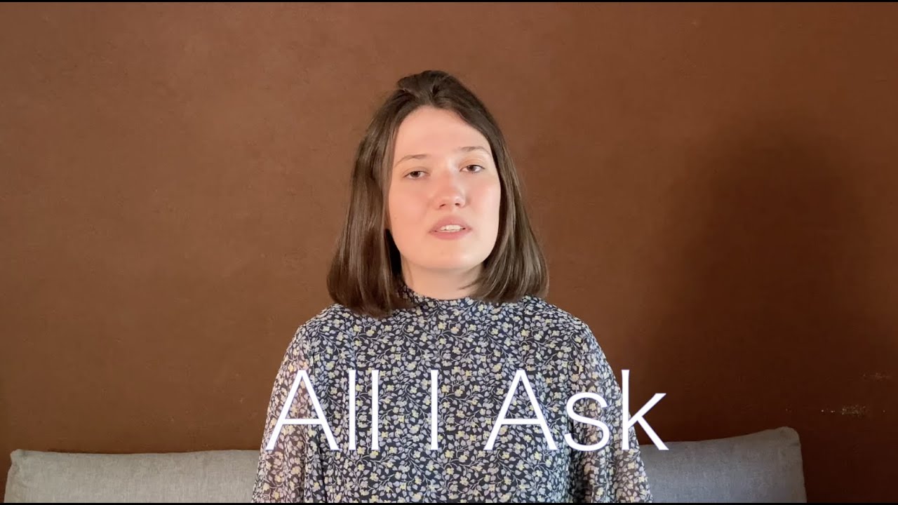 "All I Ask" par Sarah (Adele Cover) - YouTube