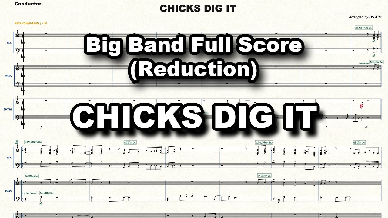 [Big Band] Chicks dig it(Reduction) - YouTube