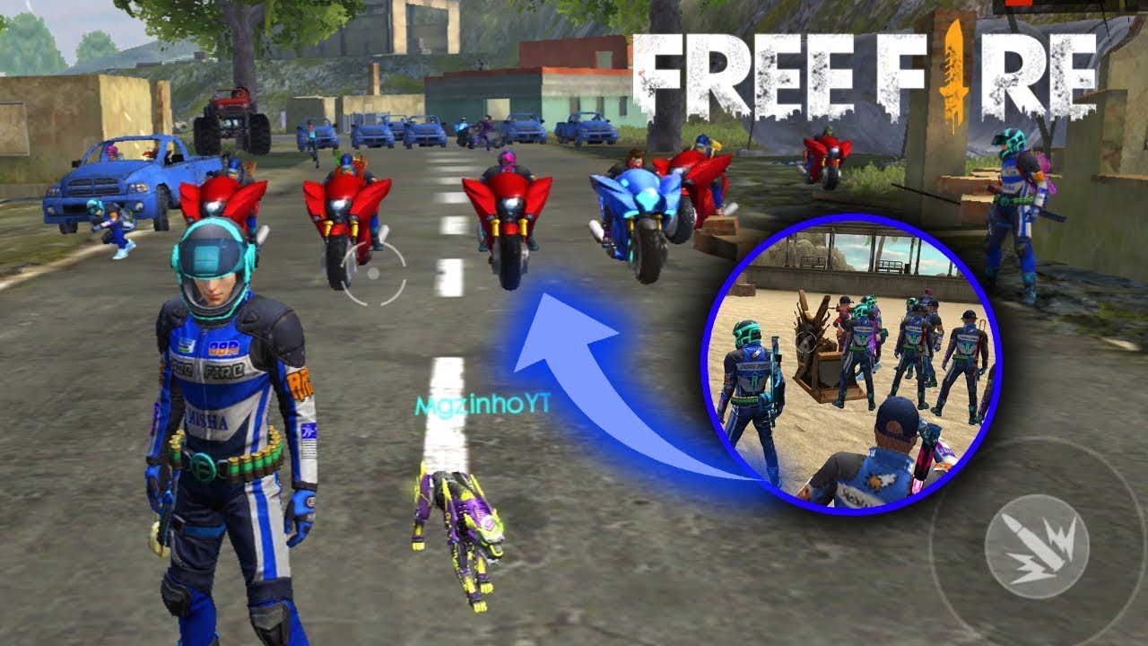 USAMOS AS NOVAS SKIN DO MOTOCICLISTA PARA FAZER UMA CORRIDA DE MOTO NO ...