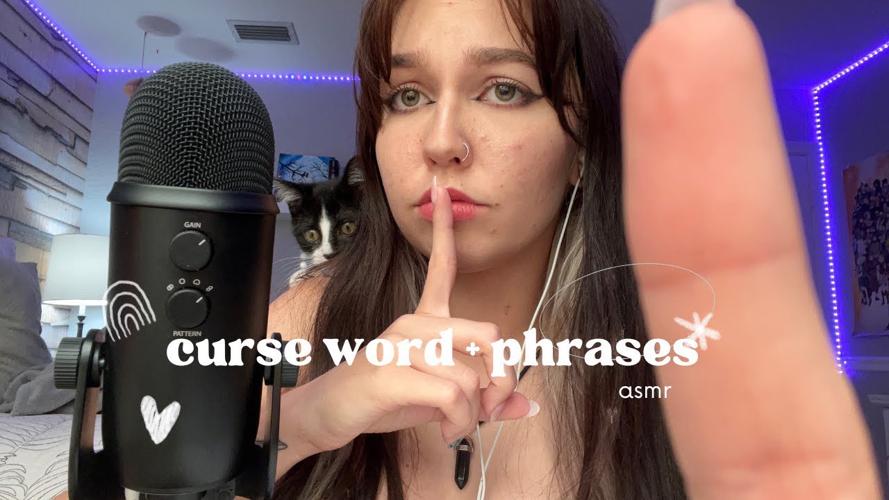 curse words + phrases asmr - YouTube