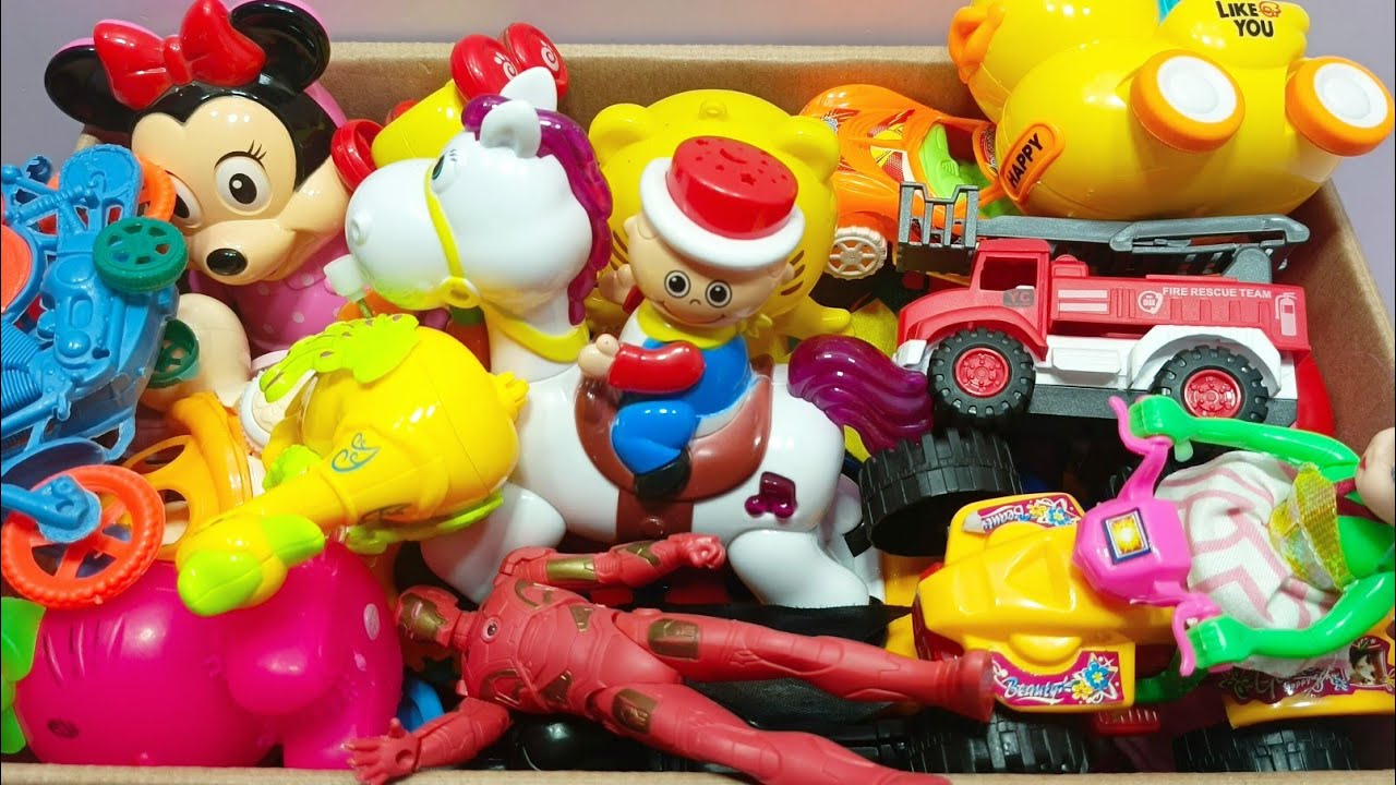 08:11 Colorful Minnie Mouse & Friends Toy Collection Unboxing | ASMR ...