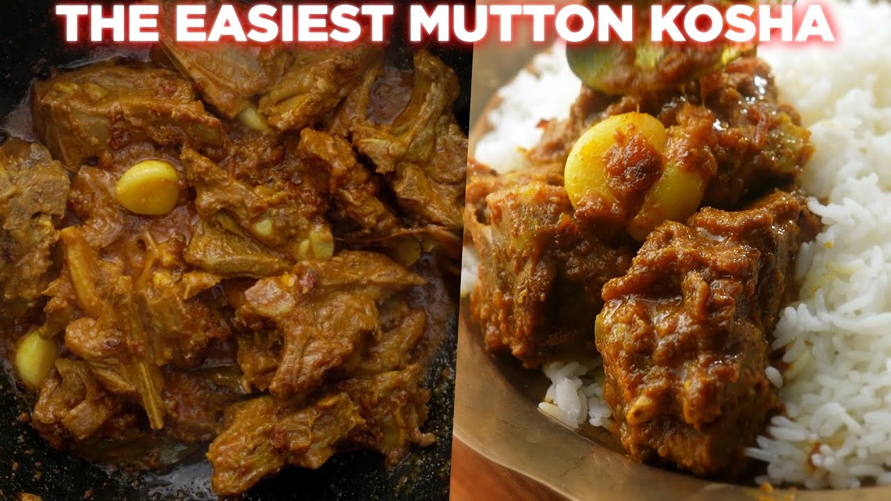 The Easiest Mutton Curry With Garlic - YouTube
