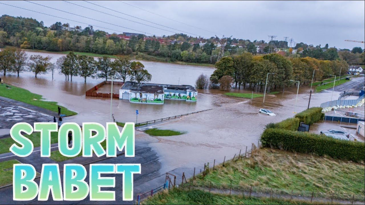 Storm Babet aftermath at Drumgeith Park/Road, Dundee - YouTube