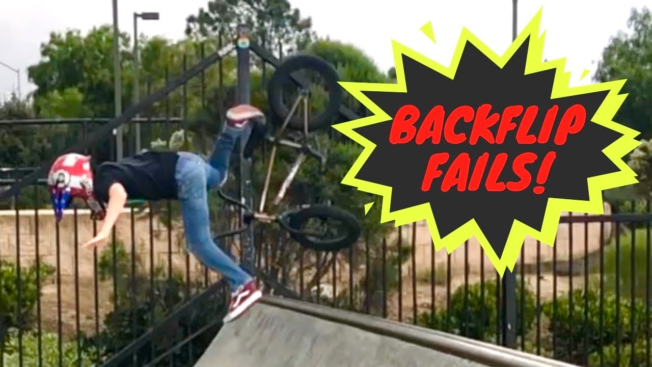 Backflip FAILS! 8 Yr Old Connor Stitt showing his GRIT! #shorts - YouTube