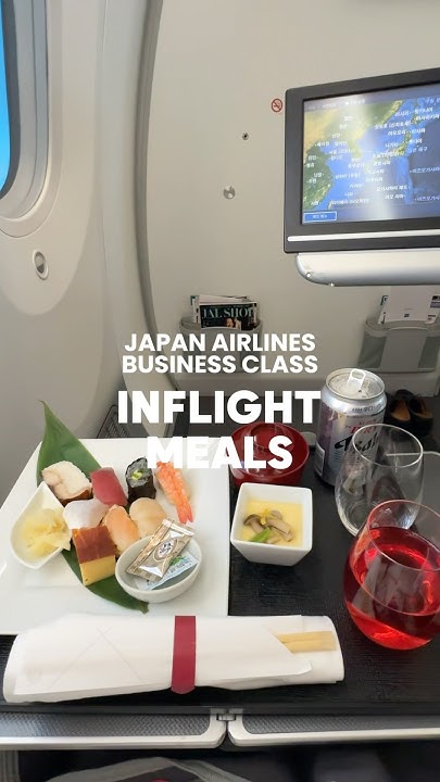 세계 3대 스시주는 항공사! JAL 일본항공 비즈니스 - YouTube
