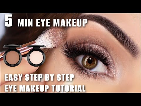 QUICK Eye Makeup Tutorial | Soft Glam Wedding Eye Makeup & Spoonie ...